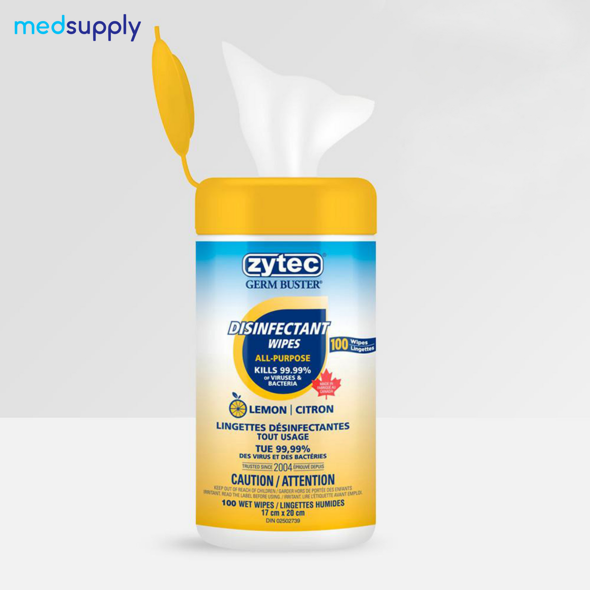 Clean on the Go: Zytec Citric Acid Disinfecting Wipes (100 Count) – Med ...