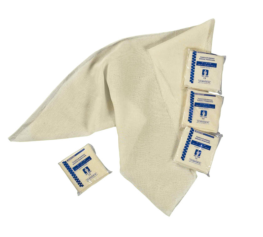 SafeBasics Triangular Bandages - Essential First Aid Support – Med Supply