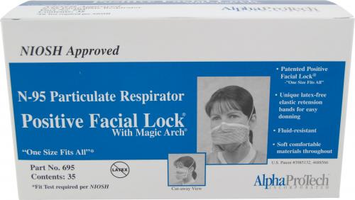 AlphaProTech Critical Cover PFL N95 Particulate Respirator: Superior P ...
