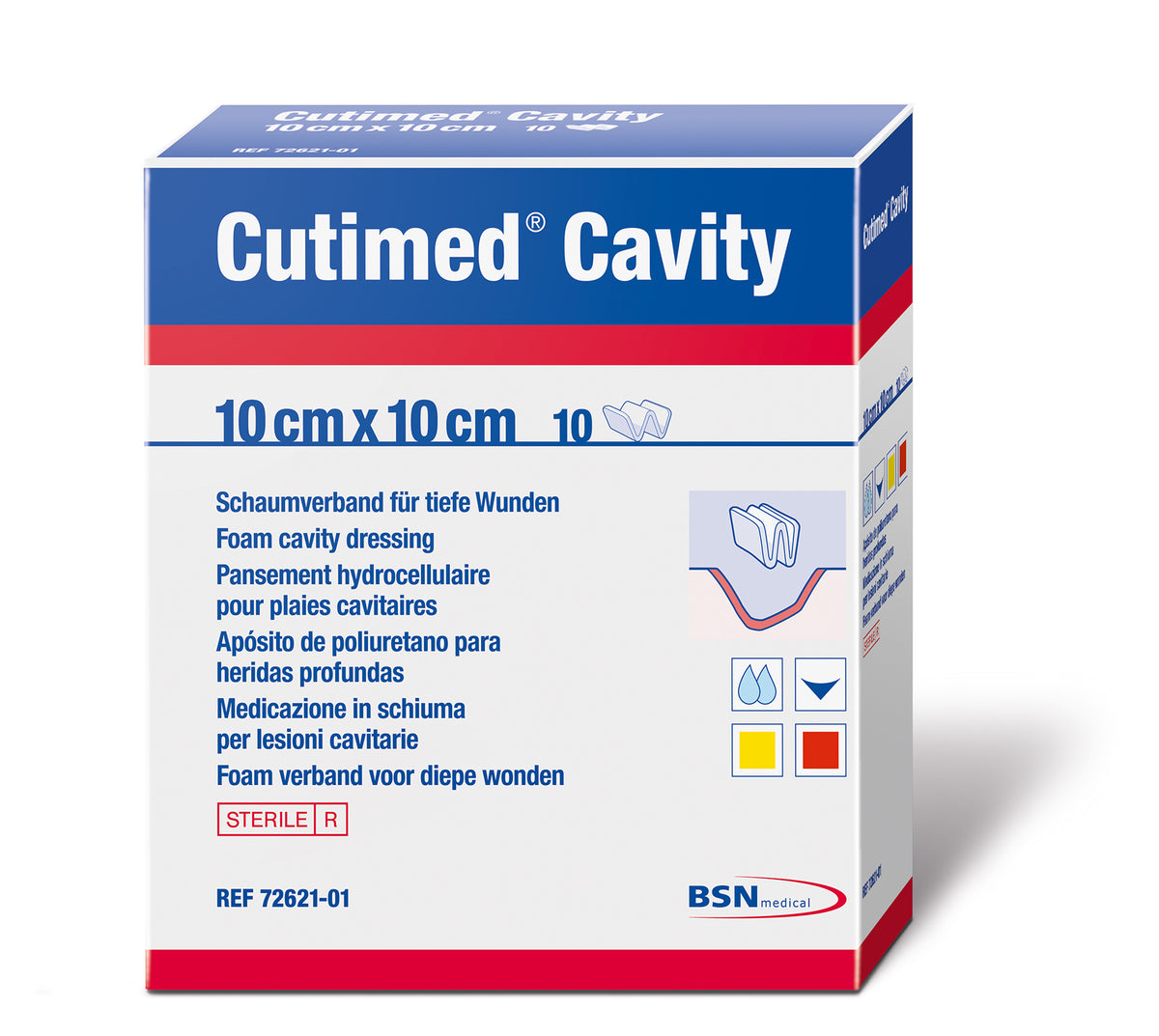 cutimed cavity absorbent foam dressing for deep wounds – Med Supply