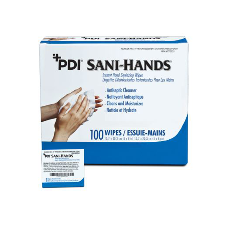 Sani-Hands® Instant Hand Sanitizing Wipes – Med Supply