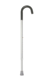 Push Button Cane: Easy Adjust & Multiple Options (J-Hook Handle) – Med ...